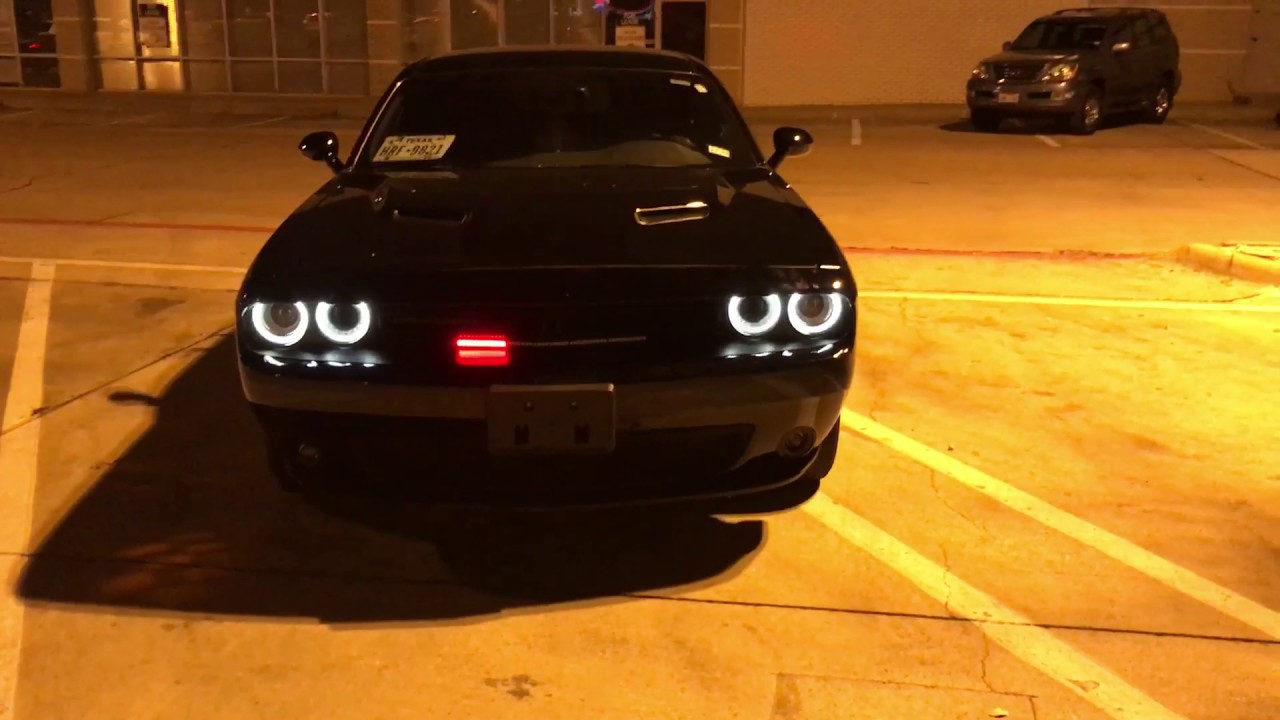 2016 Challenger with oracle knight rider style scanner - YouTube