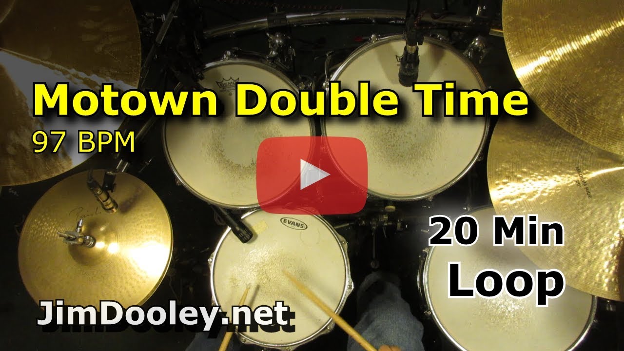 20 Minute Backing Track - Motown Double Time Feel 97 BPM - YouTube