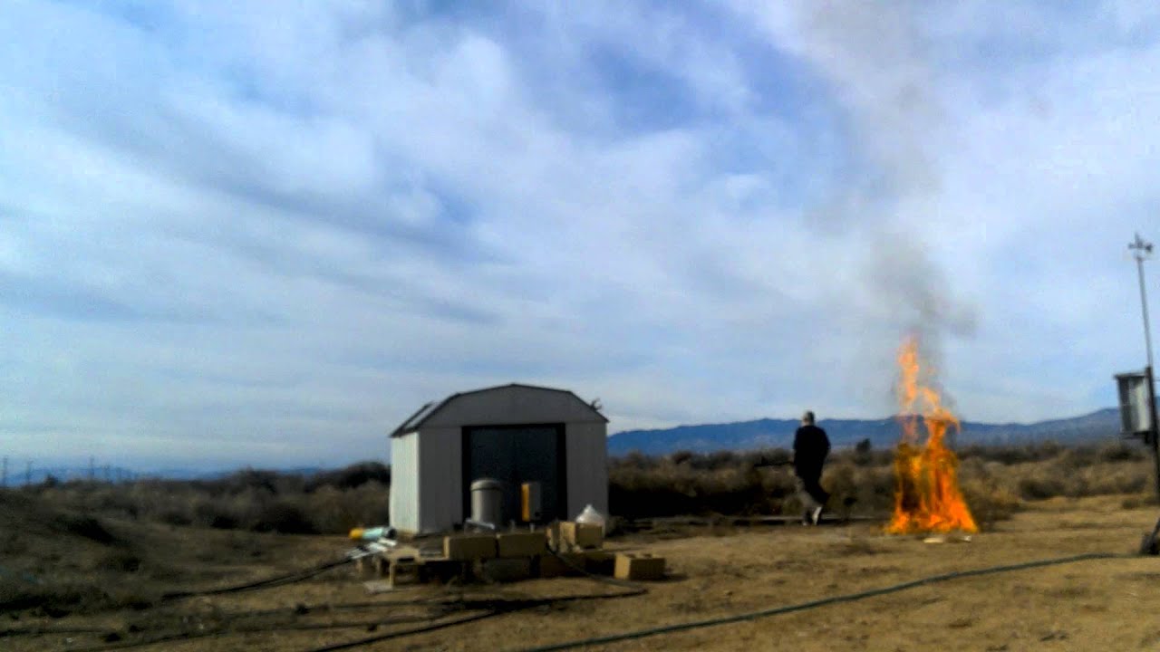 Tumbleweed Burning Time Lapse - YouTube