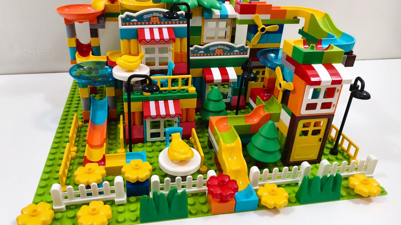 Satisfying LEGO DUPLO Marble City — Mesmerizing Slides & Non-Stop ...