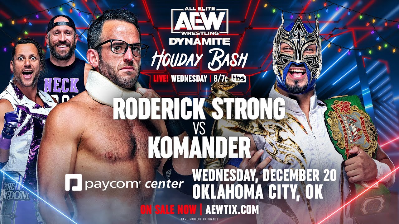 Roderick Strong vs Komander | AEW Dynamite Holiday Bash 2023 Gameplay ...