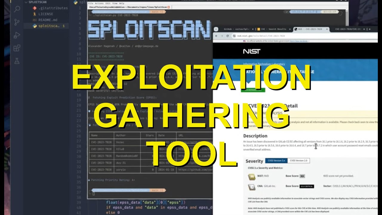 Exploitation Gathering Tool - SploitScan Cybersecurity Hacking Helper ...