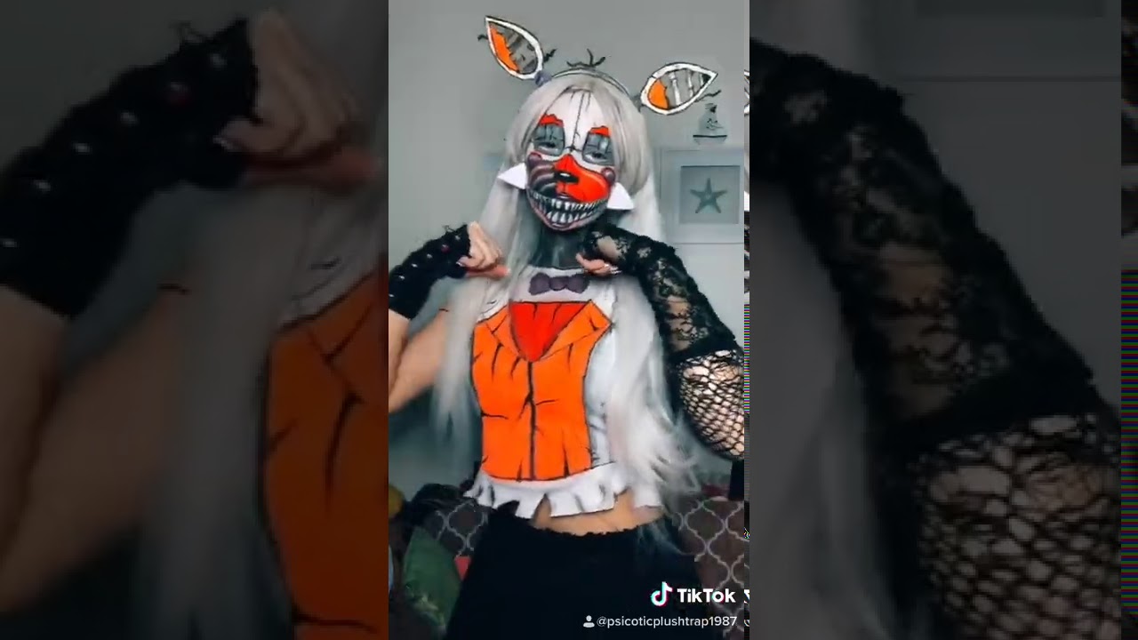 FiveNightsatFreddys 4 nightmare circus nightmare Lolbit cosplay - YouTube