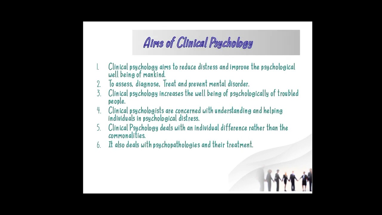 Explain the purpose and Aim of Clinical psychology? by Sanam Rajput ...