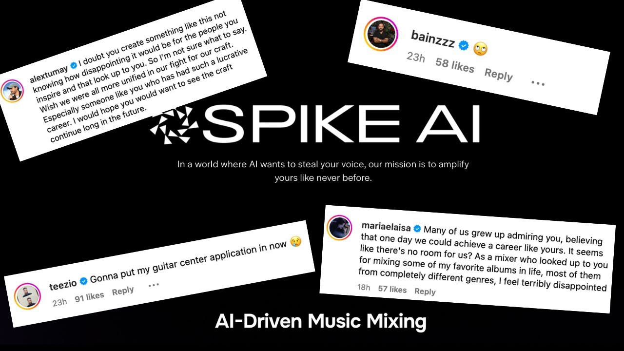Spike Stent’s AI Mixing Plugin: The End of Mixing Engineers? - YouTube
