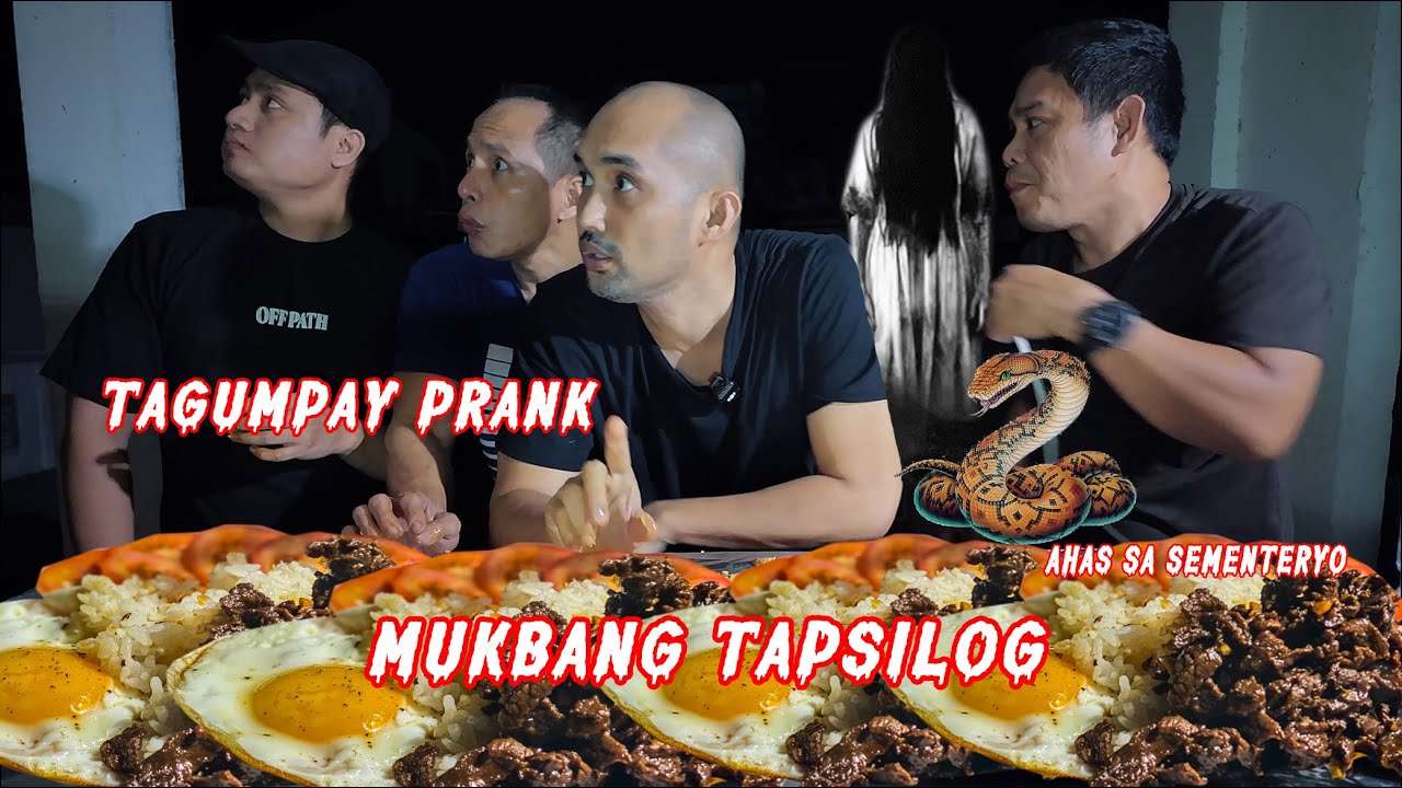 MUKBANG TAPSILOG AT TAGUMPAY PRANK SA SEMENTERYO NA MAY AHAS - YouTube