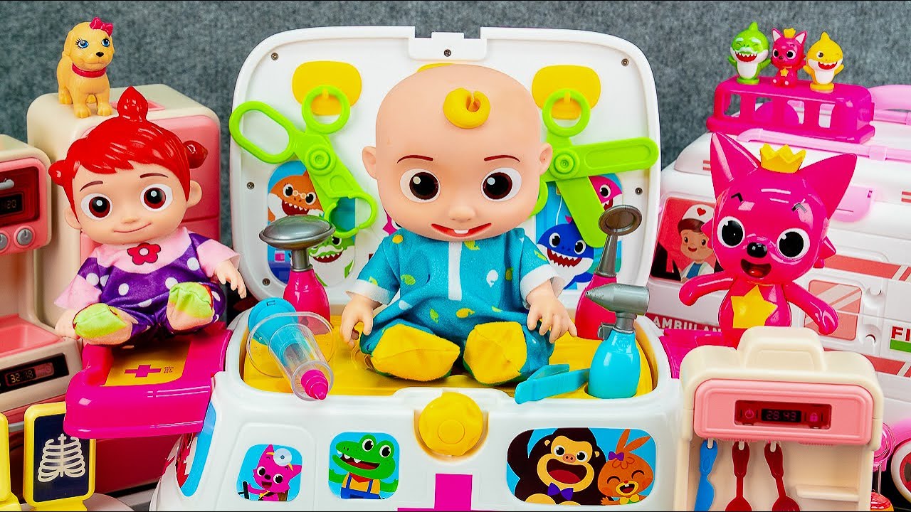 68 Minutes Satisfying Unboxing COCOMELON Doctor First Aid, Pinkfong ...