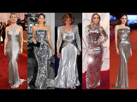 Top 20 Best SILVER Dresses Ever Worn on the Red Carpet!