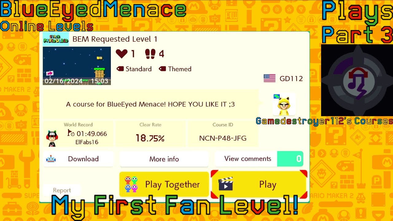 SUPER MARIO MAKER 2 | Online Levels | Nintendo Switch | (Part 3) | MY ...