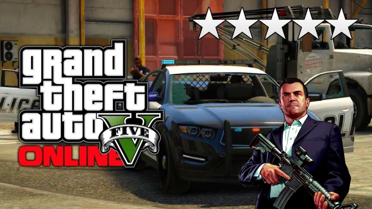 5 STAR WANTED LEVEL WITH MODDER - GTA Online #1 - YouTube