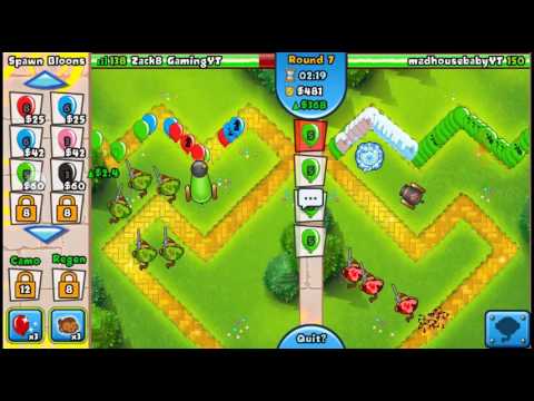 Btd Battles Ninja,Bomb,Mortar in r3 BFB Colosseum - YouTube