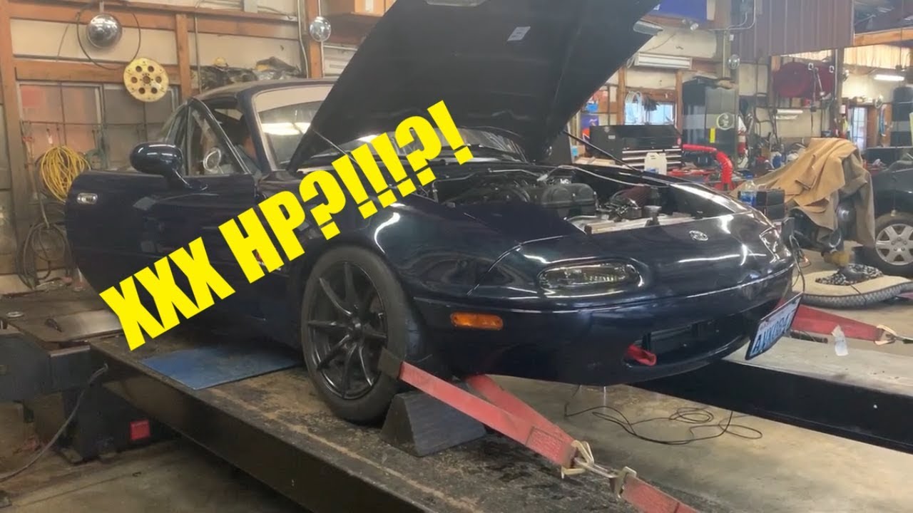ITB TURBO MIATA GOES TO THE DYNO!!!! - YouTube
