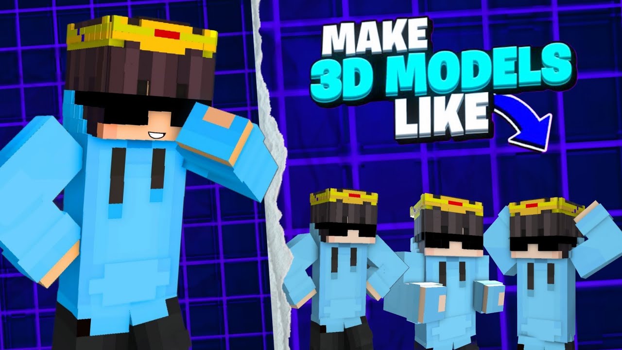 Make Minecraft High Quality 3D MODELS in Android 🤩in Just 5 Minutes🔥 ...