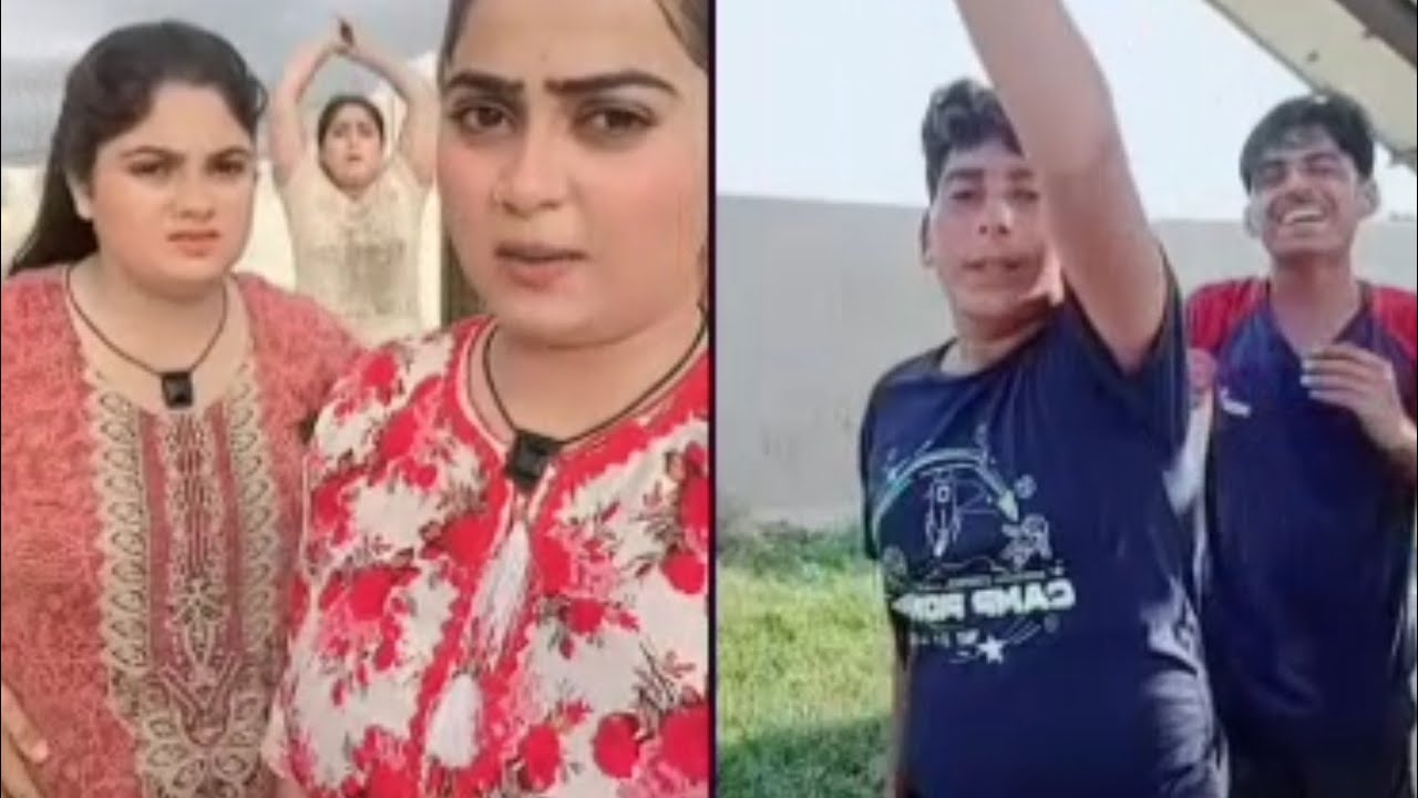 bisma shazdi vs Ahad Khan | tiktok punishment funny video😁 - YouTube