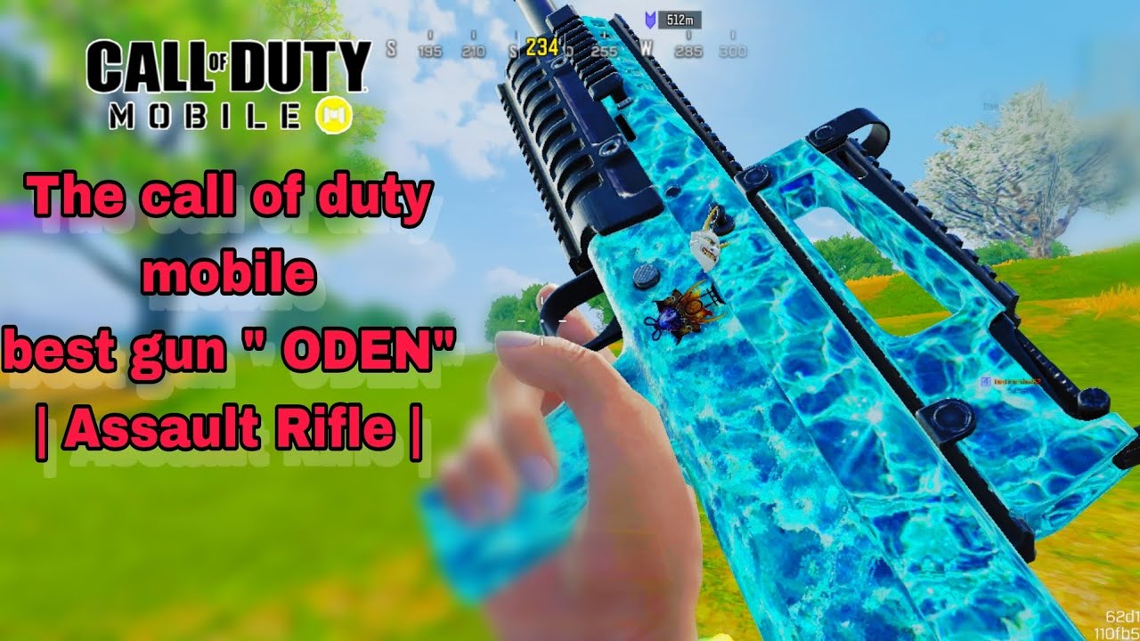 The best codm gun " ODEN " Assault rifle | call of duty mobile | - YouTube