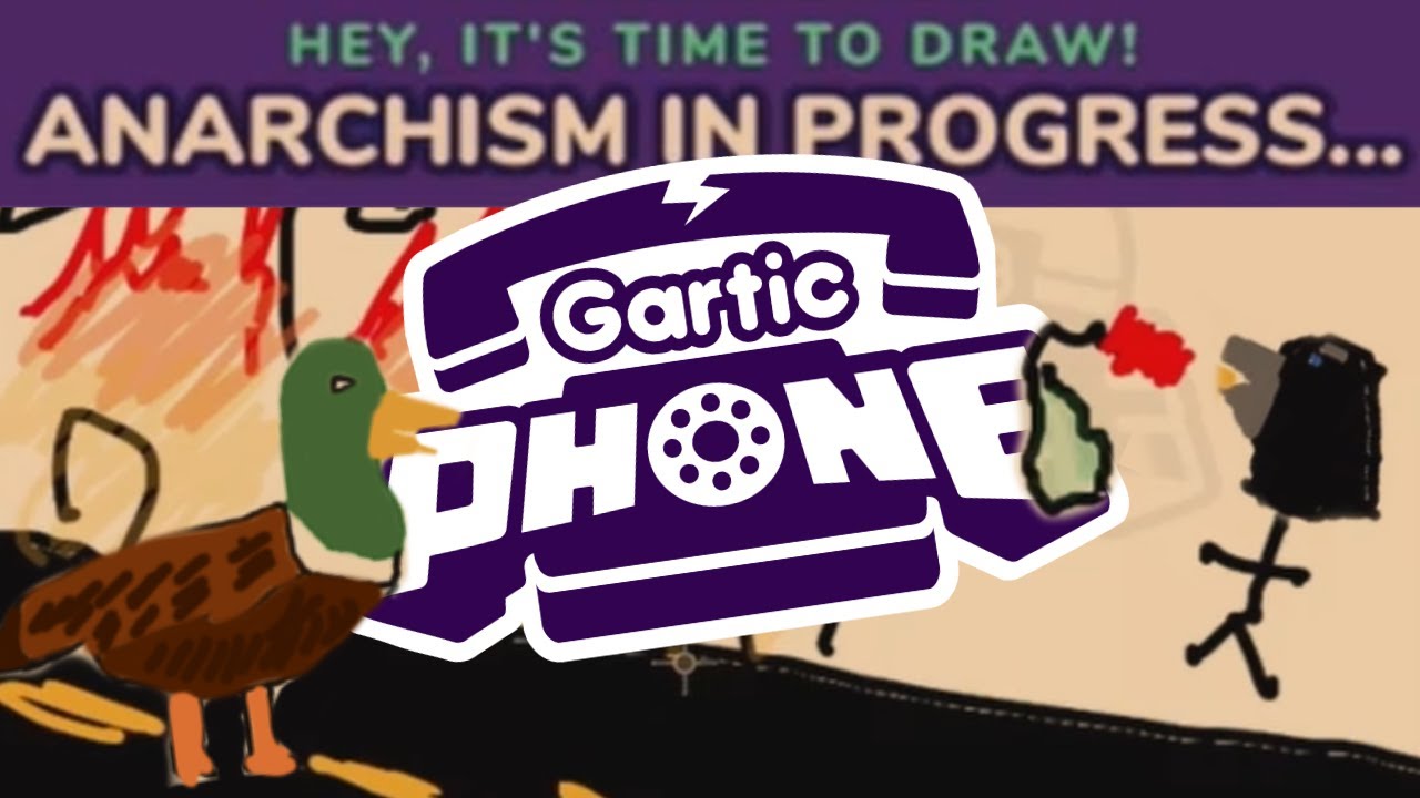 Drawing in Gartic Phone with Friends! - YouTube