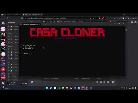 How to CLONE A DISCORD SERVER WITHOUT ADMIN PERMS - Free cloning server tool - YouTube