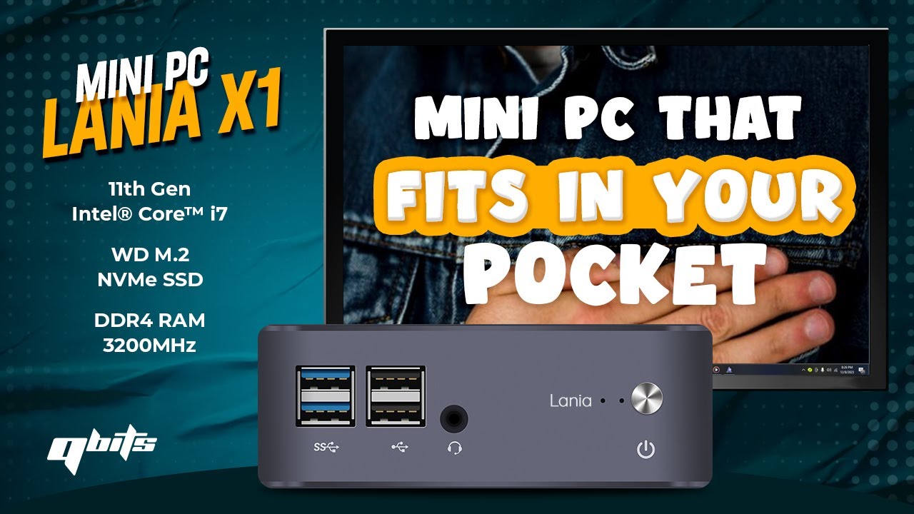 Qbits Lania X1: Intel® Core™ i7 Mini PC that Fits in Your Pocket #qbits ...