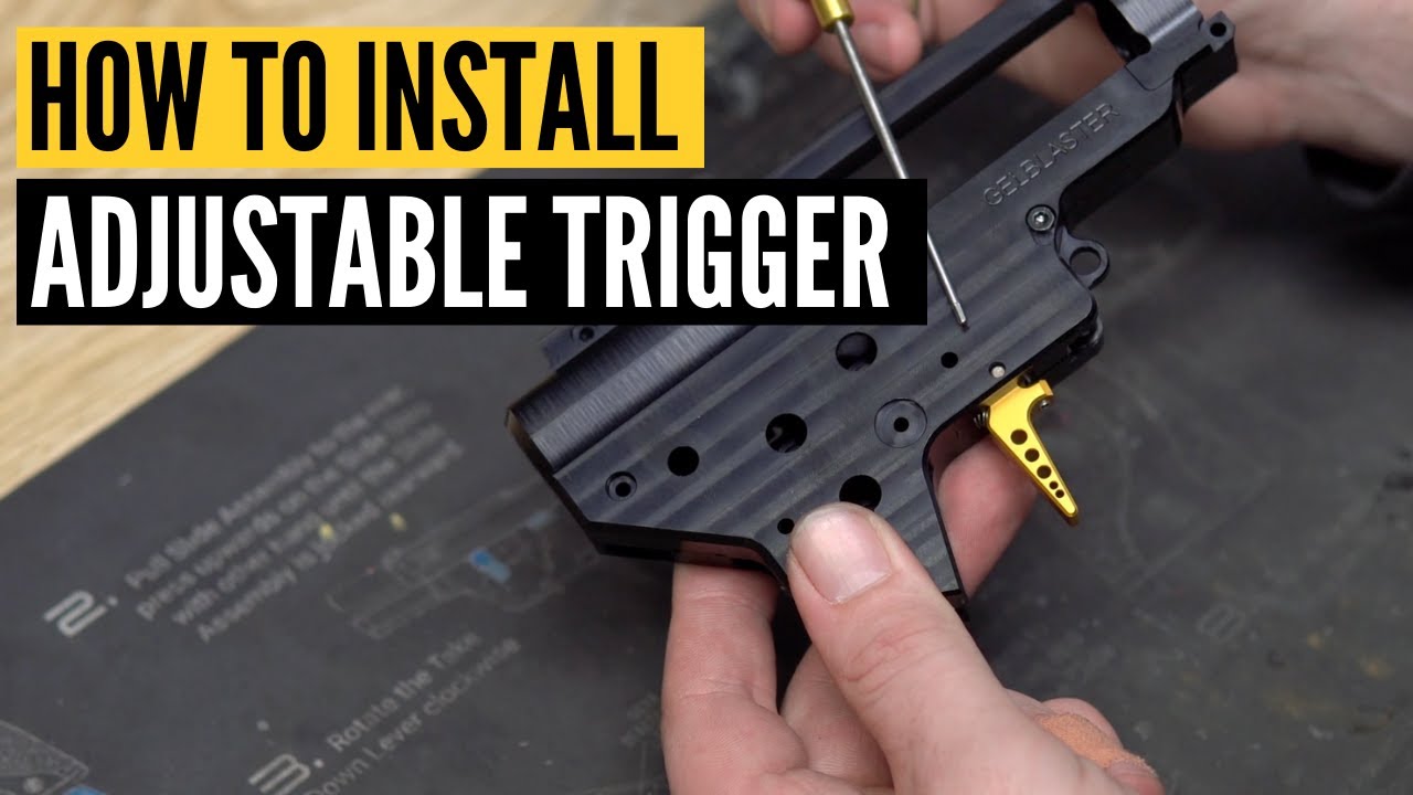 How To: Install GBU Adjustable Trigger 🔧 - YouTube