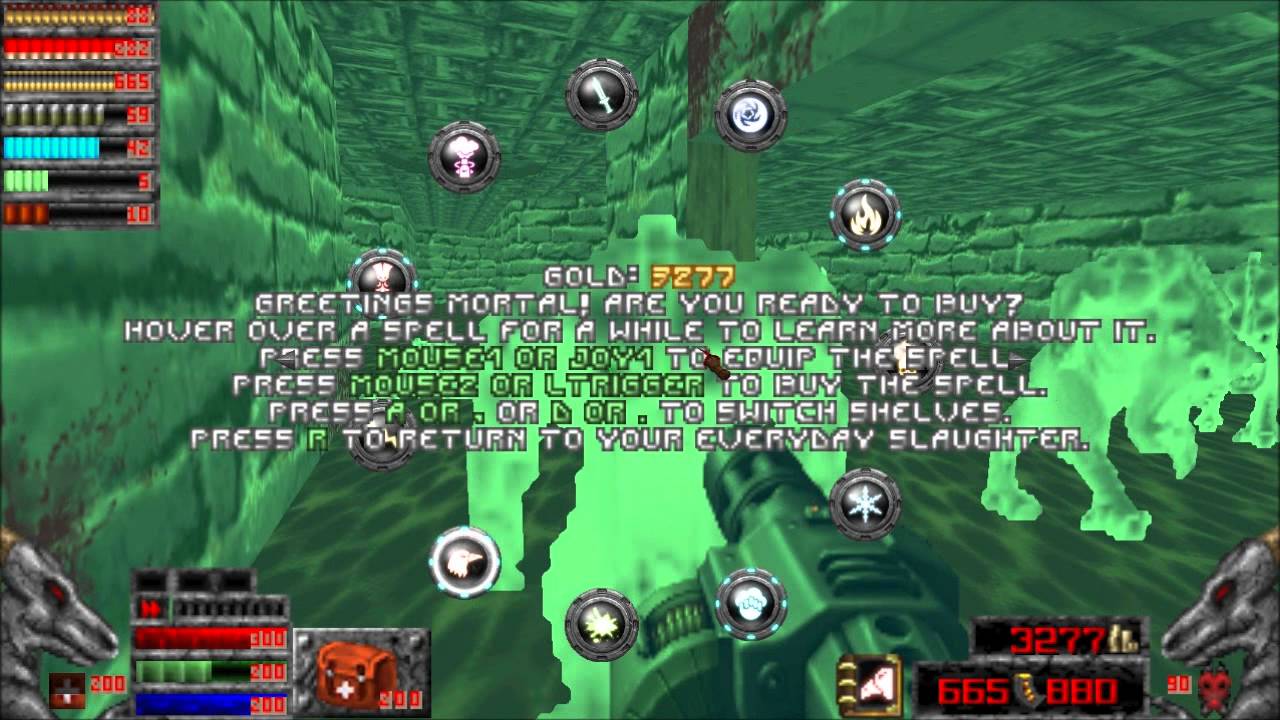 GunCaster zDoom Mod (MM2) Part 14: Sewer goo. - YouTube