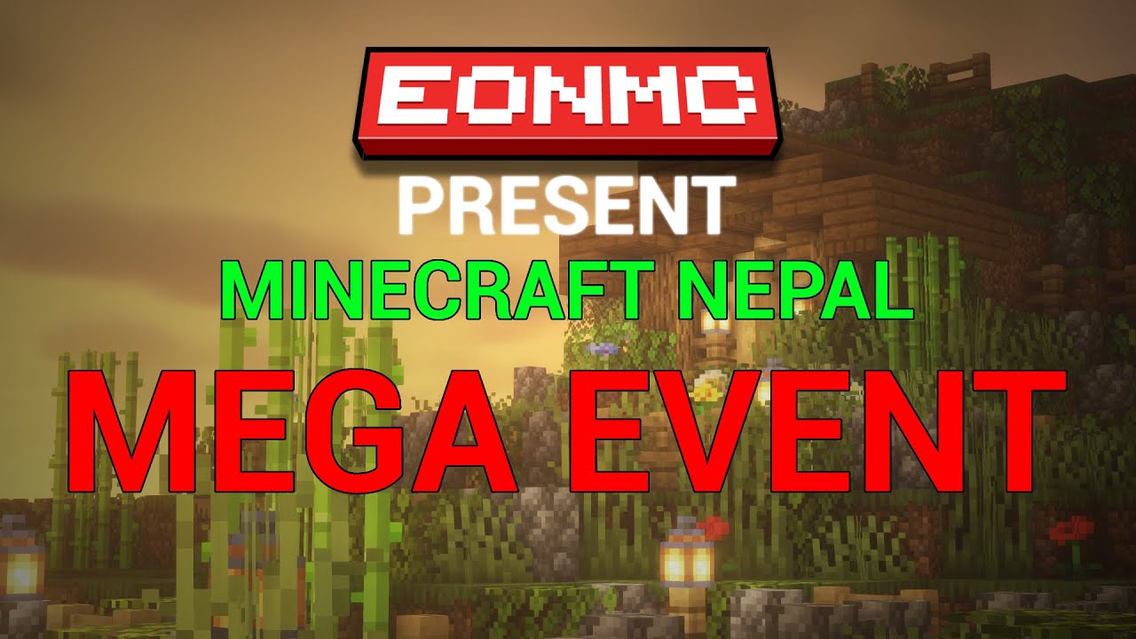 Minecraft Nepal Mega Event | Free to join | Minecraft Nepal - YouTube