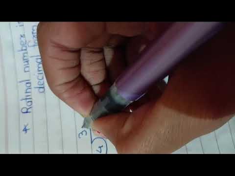 converting rational number in to decimal form - YouTube