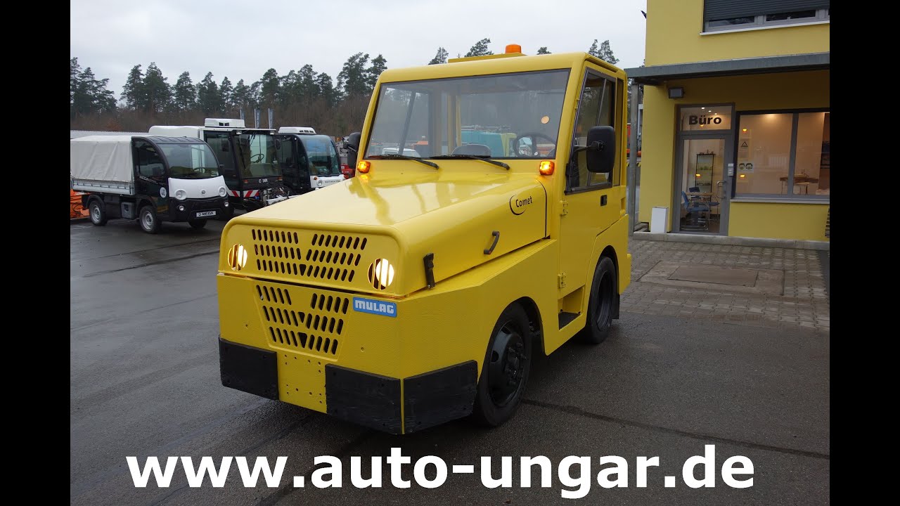 Mulag Comet 6 D Flughafenschlepper Pushback 272 1 - YouTube