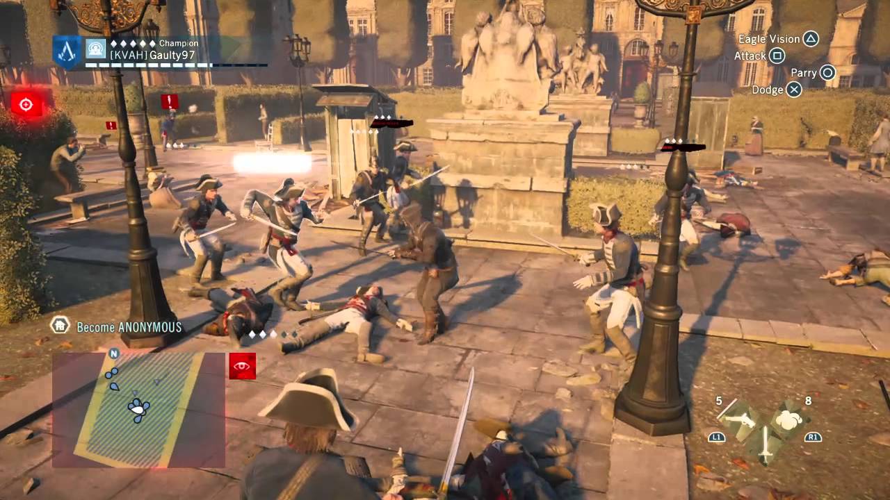 Assassin's Creed Unity Big Fight - YouTube