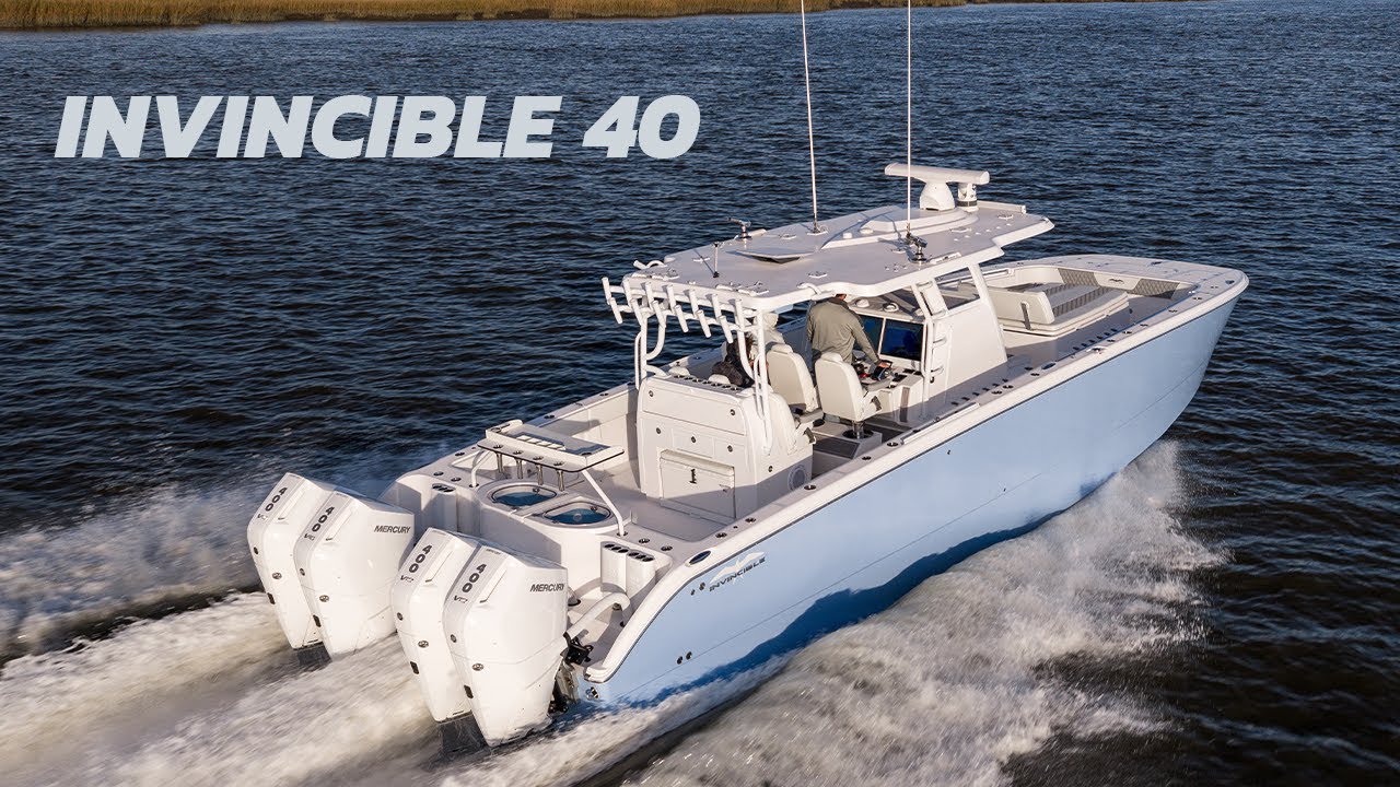INVINCIBLE 40 CATAMARAN - YouTube