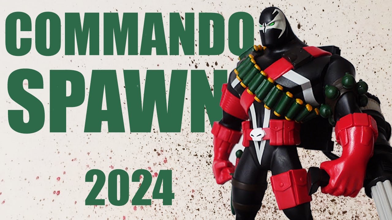 Cartoon Commando Spawn - 30 years McFarlane Toys - 2024 - YouTube