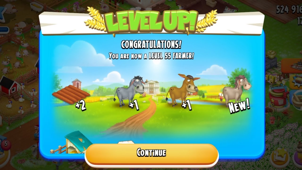 Hay Day How To Level Up 55 Gameplay - YouTube