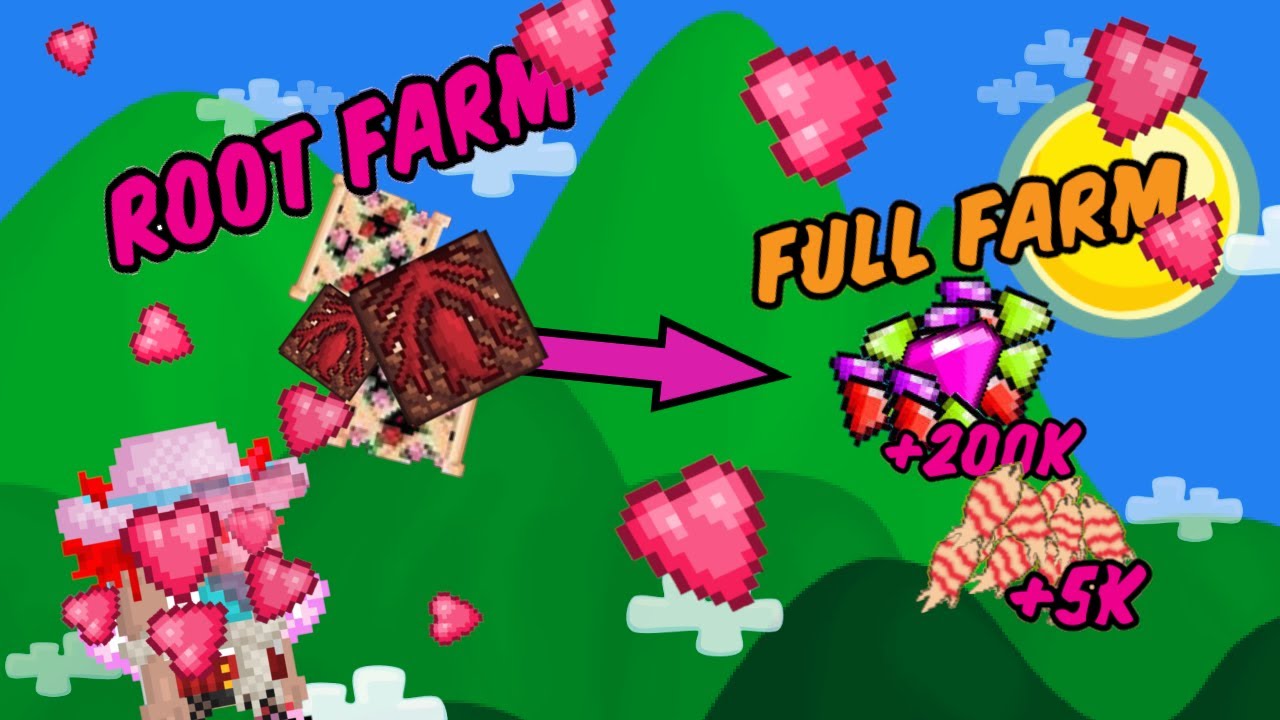 LATTICE FENCE ROOT FARMING PROFIT (FULL FARM)| Growtopia - YouTube