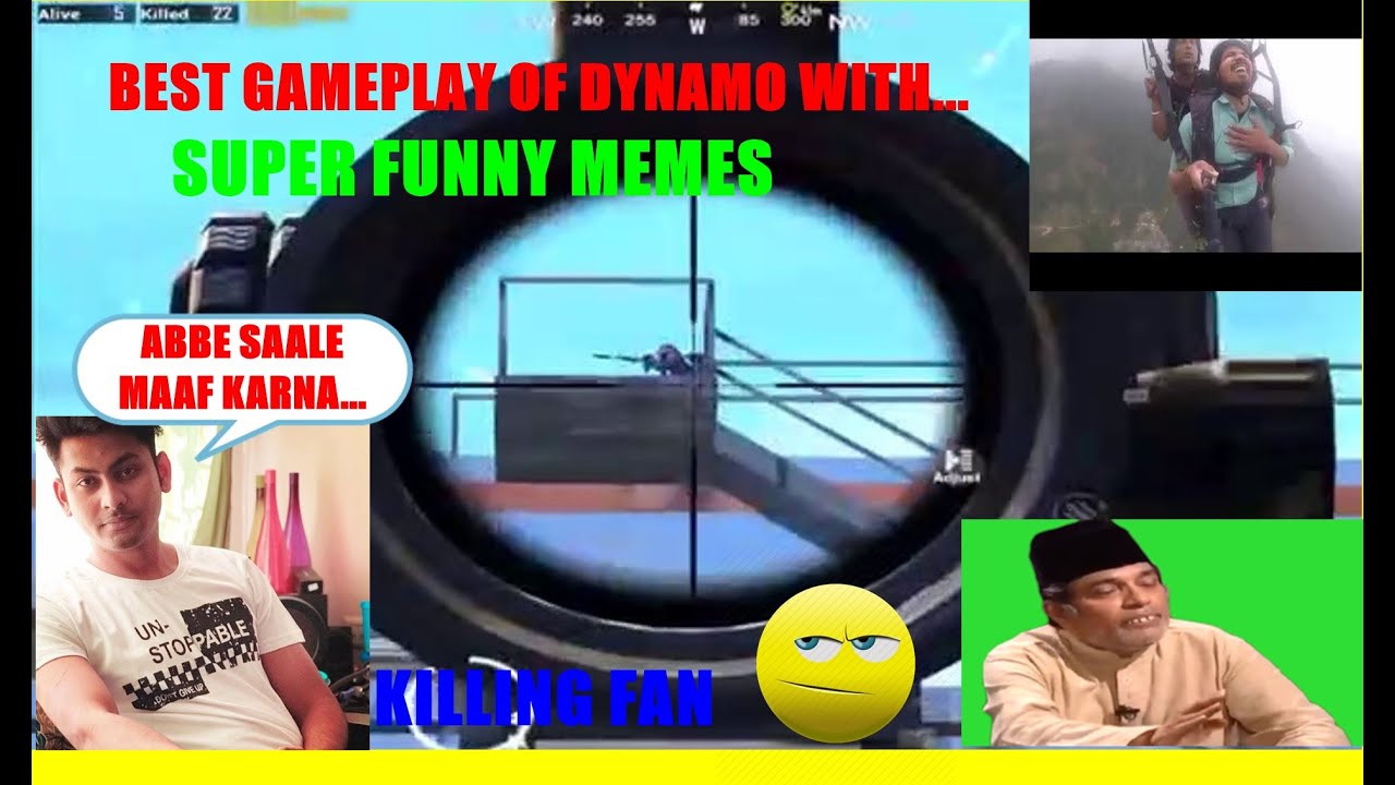 DYNAMO GAMING FUNNIEST MATCH WITH PATT SE HEADSHOT AND FUNNY MEMES ...