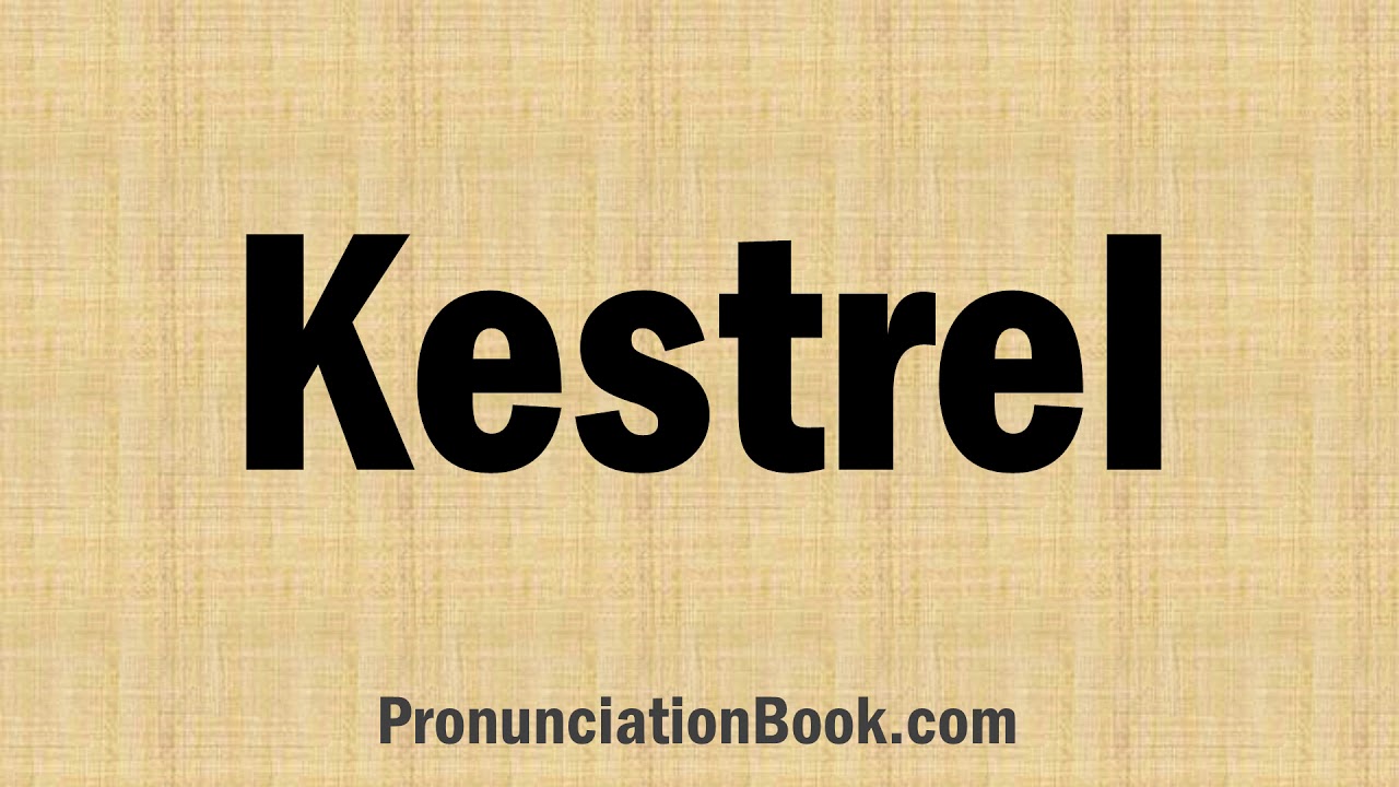 How to Pronounce Kestrel - YouTube