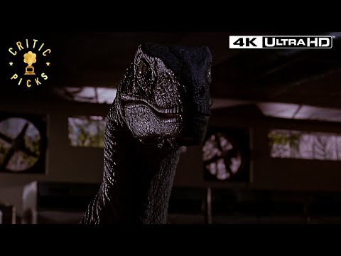 Raptors in the Kitchen (Full Scene) | Jurassic Park 4K