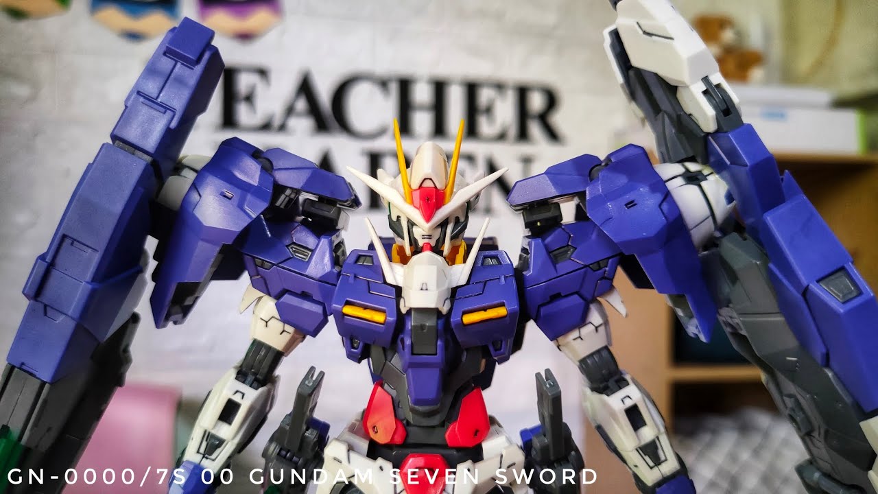 Gundam 00 Seven Sword by : MJH , ( FULL BUILD ) Master Grade 1/100 ...