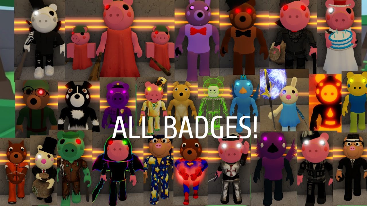 How to get ALL BADGES IN ROBLOX PIGGY RP: REVENGE - YouTube