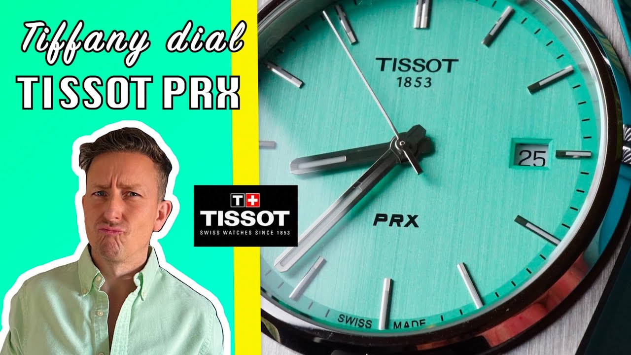 Tissot PRX Tiffany Dial - full review - YouTube