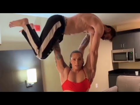 Lift And Carry // Beware, men! This powerful woman can lift you high and throw you far💪❤️ 