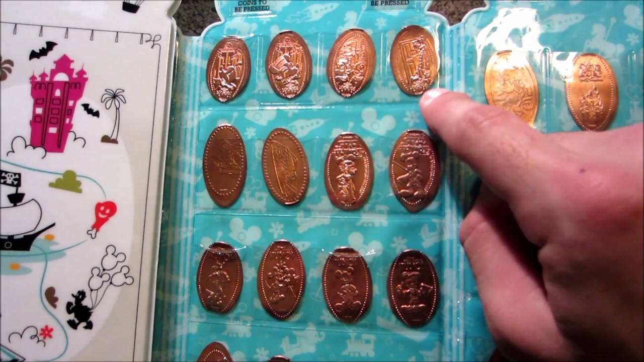 Disney Smashed Pennies Collection! - YouTube