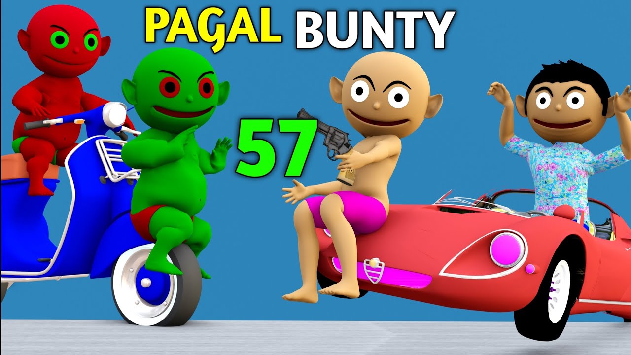 PAGAL BUNTY 57, Pagal Beta, Cartoon, Bunty Babli Show, Superhero ...