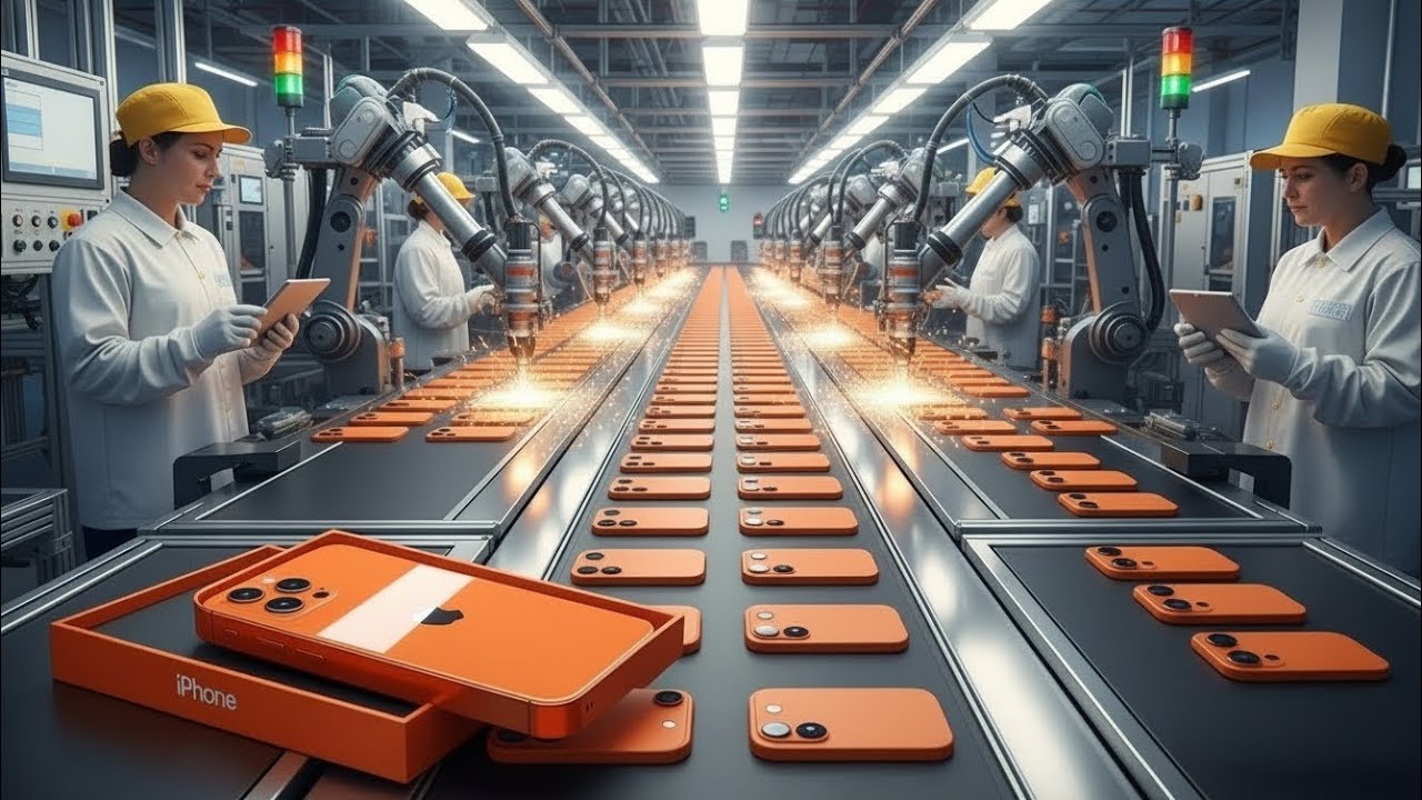 Inside a Smartphone Factory | How Millions of Phones Are Assembled ...