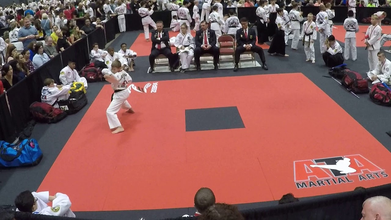 Carter Holovach Traditional Forms 1st Degree Black Belt - YouTube