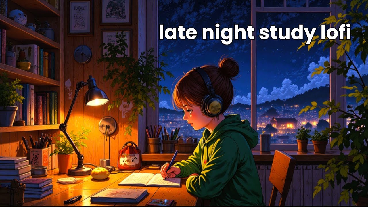 Lofi - late night study beats - YouTube