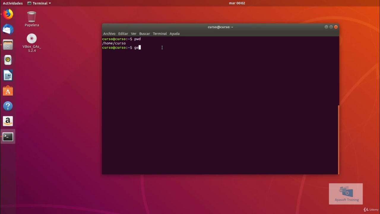 Linux Uso del editor gedit - YouTube