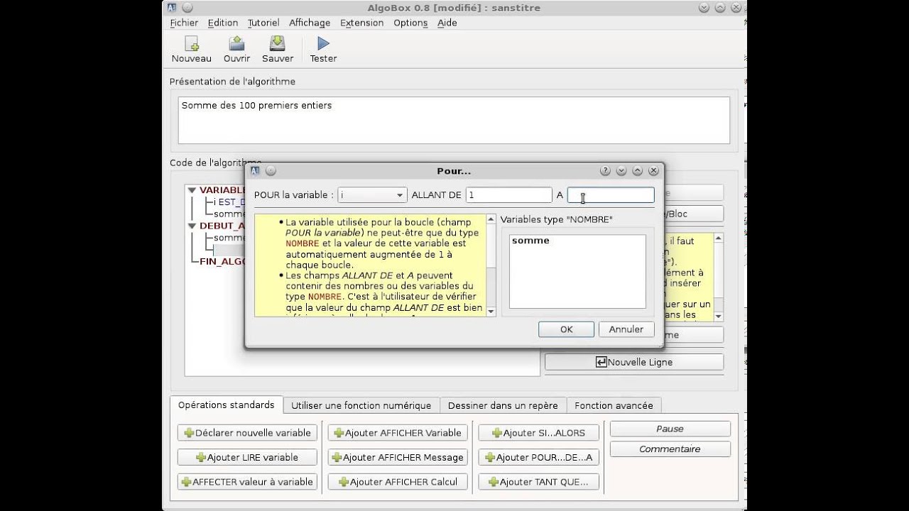 AlgoBox 0.8 - YouTube