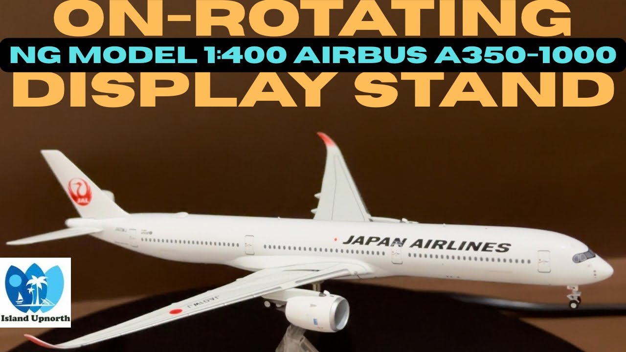 Japan Airlines Airbus A350-100: On-Display Stand - YouTube