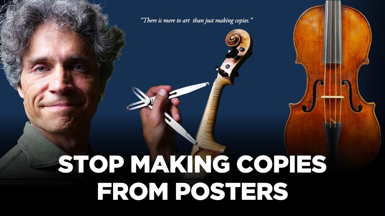 Stop Making Copies Of Violins Or Guitars From Posters! - YouTube