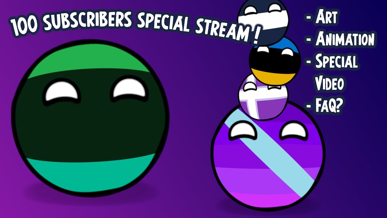 Special Stream - 100 subscribers! | Art and animation stream! (part 2 ...