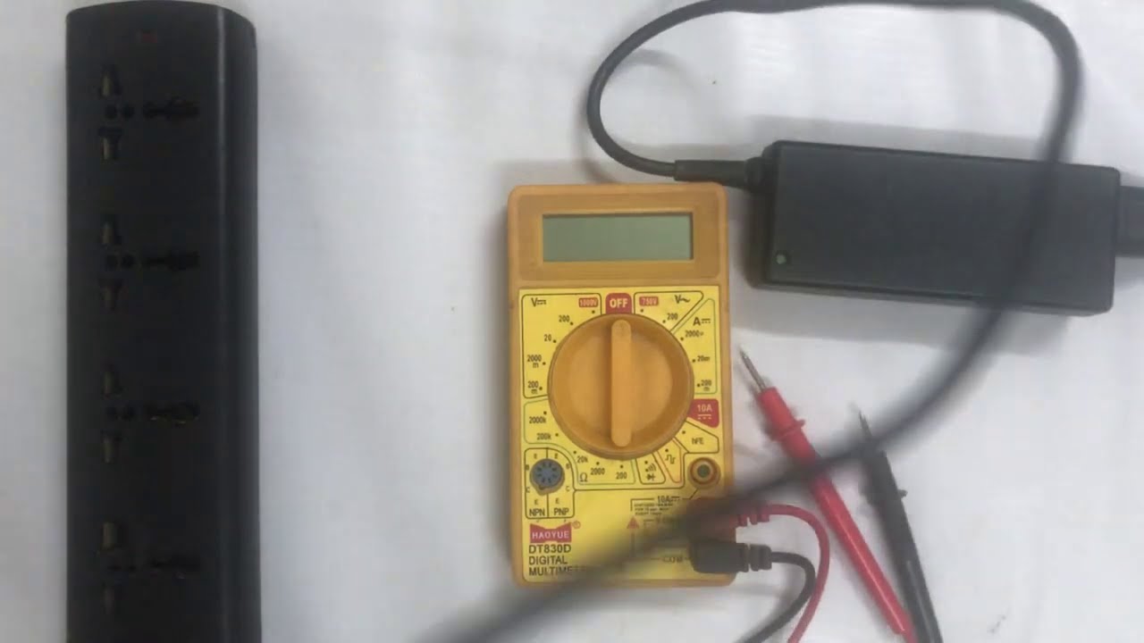 How to check Any Laptop Charger and Repair by Using Multimeter - YouTube